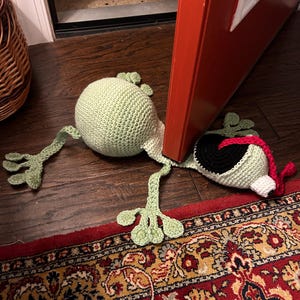 The Original Squashed Frog Door Stopper Amigurumi Instant Download PDF ...