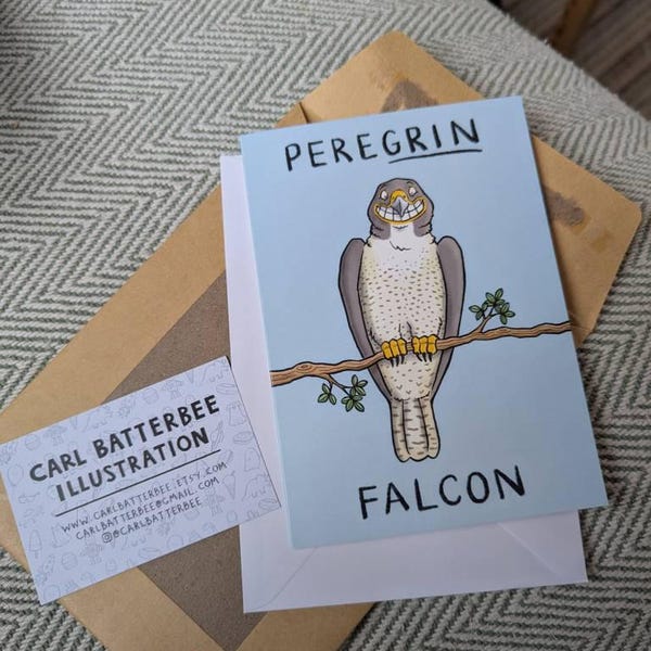 Poultrygeist Cartoon Pun Halloween and Birthday Card A6 - Funny Chicken ...