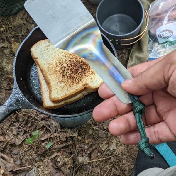 Ultralight Titanium Backpacking Spatulas - Etsy