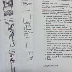 104 Edwardian Gown Sewing Pattern-laughing Moon Mercantile - Etsy