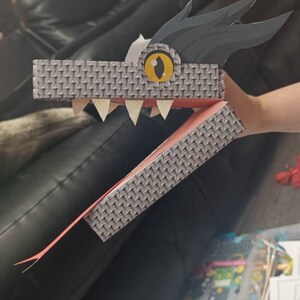 Printable Dragon Puppet - Design Your Own - Etsy