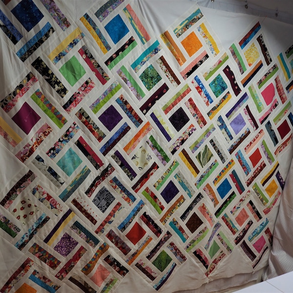 Jelly Roll Quilt Pattern - Star Jam Quilt Pattern - Sizes Throw- Twin ...