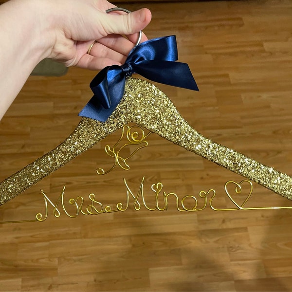 Glitter Belle Hanger, Disney Hanger, Princess Wedding Hanger, Belle ...