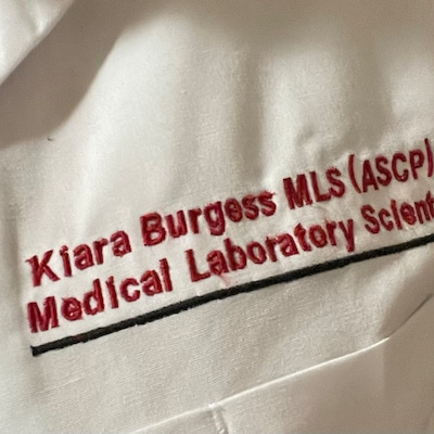 Lab Coats, Embroidered Personalized Lab Coats With Name, Title ...