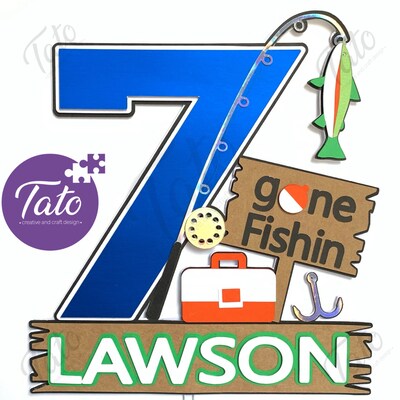 SVG Bundle: 3D Fishing Tackle Box SVG Dimensional Fishing - Etsy