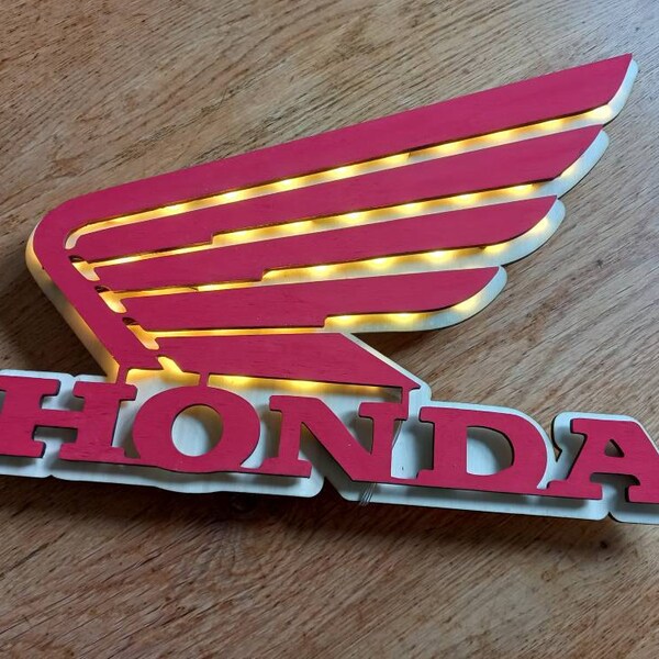 Honda Wing Design Laser Cut Svg Dxf Files Wall Sticker Engraving Decal ...
