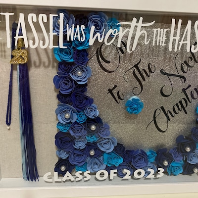 Graduation Cap Tassel Shadowbox, TASSEL Was WORTH the HASSLE, Milestone ...