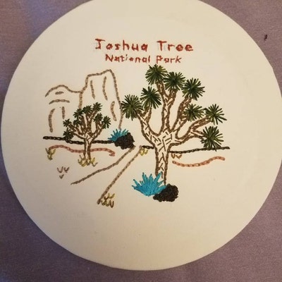 Joshua Tree National Park Hand Embroidery Pattern, California DIY Wall ...