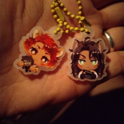 Twisted Wonderland Clear Water Proof Sticker Flake - Etsy