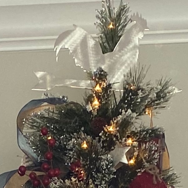 Weathervane Rooster, Christmas Tree Topper, Wreath Decoration, Holiday ...