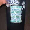 Mark 16:15 Sticker, Christian Sticker, Faith Sticker, Waterproof ...