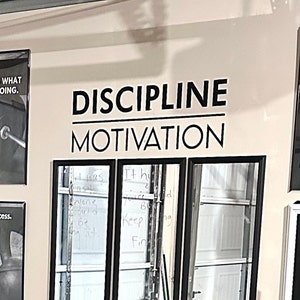 The Body Achieves What the Mind Believes Fitness Wall Decal ...