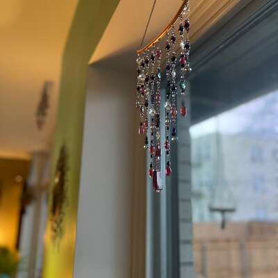 Custom Made Light Catcher, Hippie Room Decor Aesthetic, Crystal ...