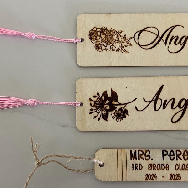 Personalized Pencil Bookmark | Classroom Bookmark | Gift | Teacher Gift ...