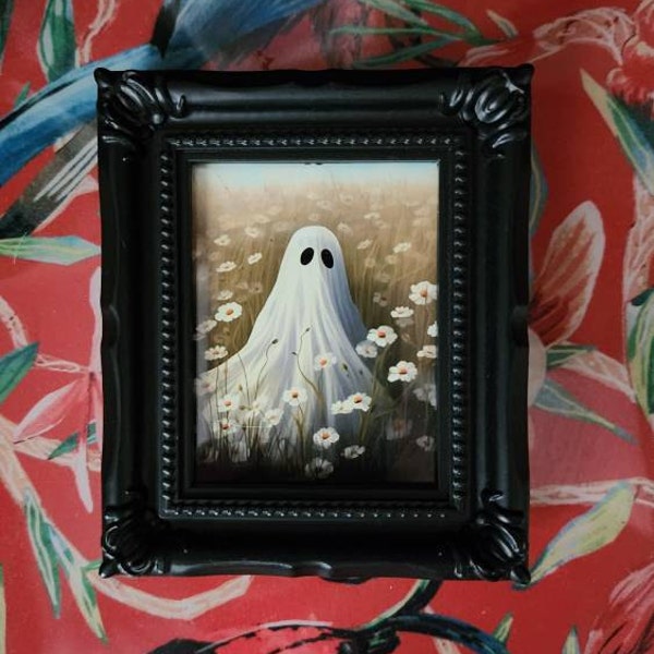 Small Framed Daisy Ghost Portrait - Etsy