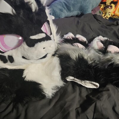 Fursuit Paws,fish Scale Paws,patchwork Paws,furry Paws,fursuit ...