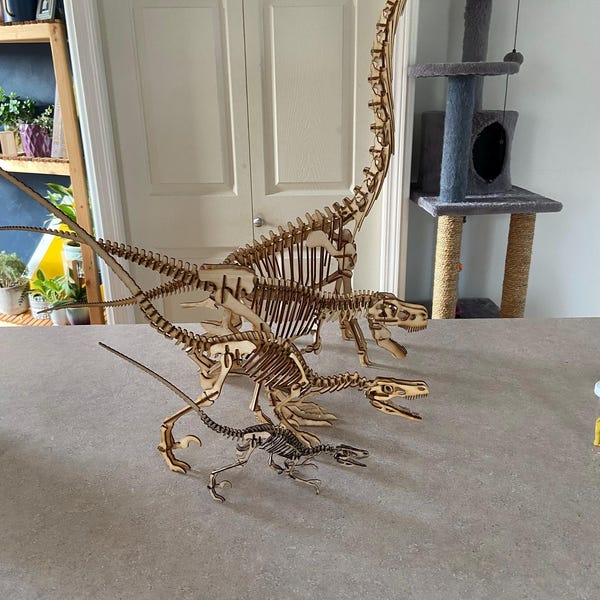 Triceratops Skeleton .dxf Digital File Template for Laser Cutting. - Etsy