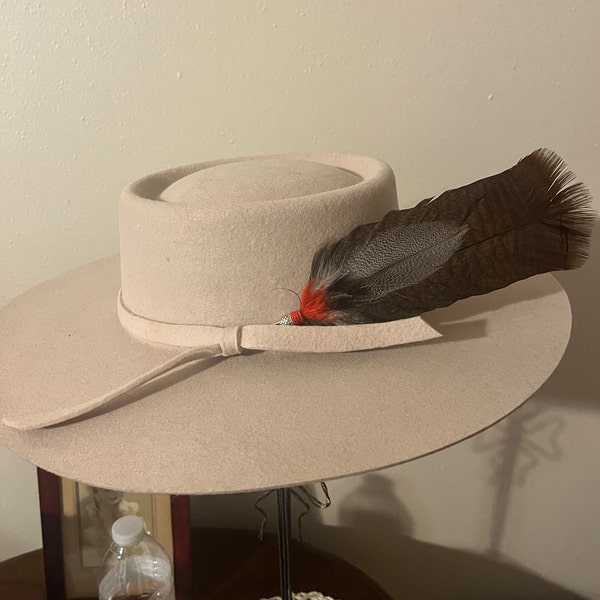 Hat Feather, Fedora Hat Feather, Hand Crafted Hat Feather Embellishment ...