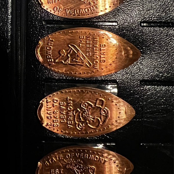 2 North Carolina Copper Elongated Pressed Pennies - Etsy