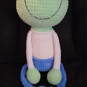 Easy Pattern Crochet Frog With Long Legs Frog Amigurumi PDF Crochet Toy ...