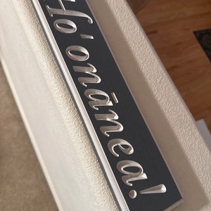 CUSTOM Hiker Trail Hiking Trail Sign Routed Carved Sign Dark Brown With ...