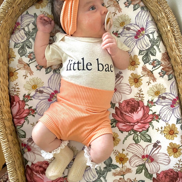 Melon Rib Bummies And/or Top Knot Headband Set, Baby Girl Cute Outfit, Diaper Cover, Toddler ...