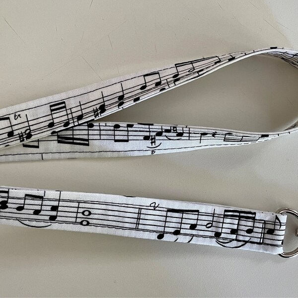 Handmade Music Lanyard for Keys, Popular Right Now, Lanyard With ID ...