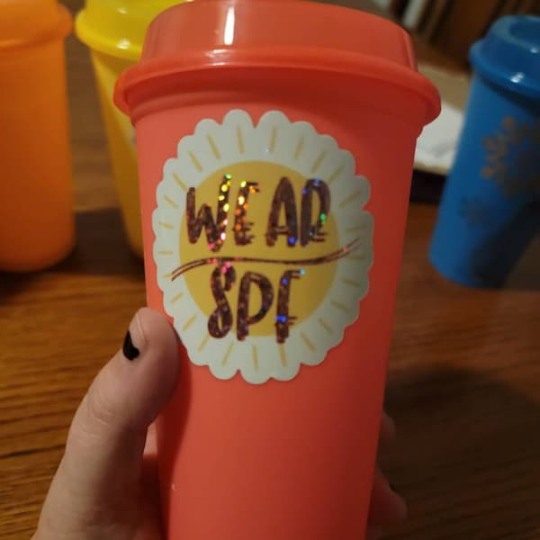 Don't Forget the SPF VSCO Girl Jeep Vinyl Sticker | Laptop Stickers ...