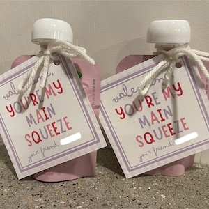 Printable Valentines Day Card for Kids Valentine Tags, You're My Main ...