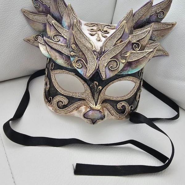 Original Venetian Mask for Carnival or Decoration Made and Painted by ...