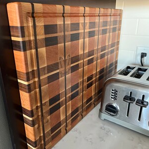 Edge Grain Wood Dough Kneading Board With Double Countertop Notch ...