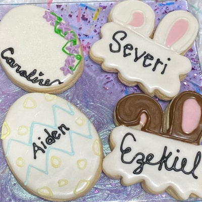 Nancy Bunny Plaque Cookie Cutter - Etsy