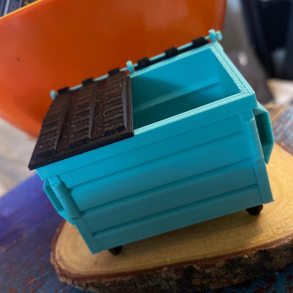 Desk Dumpster (2.5 Inches Wide) - Etsy