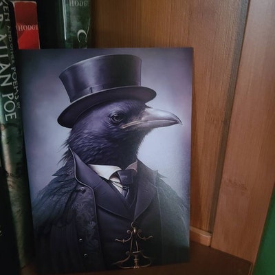 Gothic Rat Wearing Flower Crown Vintage Poster Art Poster - Etsy