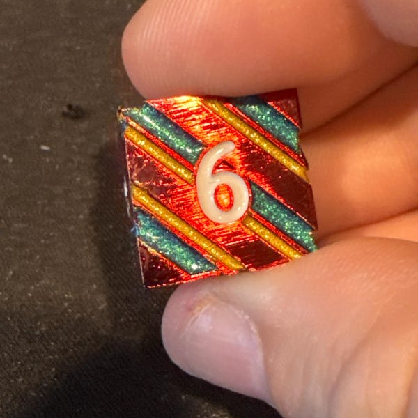 12mm D6 Dice Cube W/ 36 Dice Block Solid Brown - Etsy