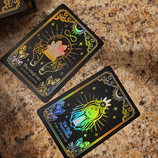 Crystalstruck Tarot - GOLD LIMITED EDITION - 78 Card Deck & Guidebook ...