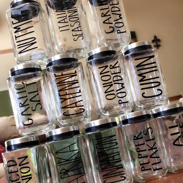 A Full Set of Rae Dunn Inspired Kitchen Labels - Etsy