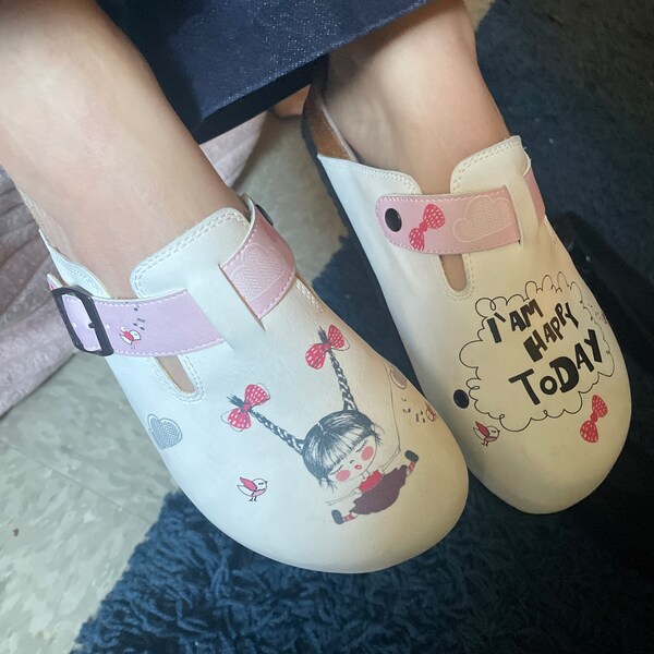 BLACK CAT Themed Comfortable Women's Clogs, CAT Lovers, Cat Lover Gifts ...