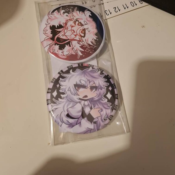 BSD Bungou Stray Dogs Pins - Sigma & Bram Stoker | Decay of the Angel ...