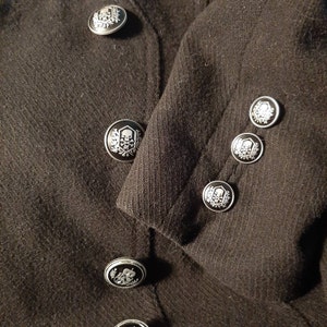 Large Wood Buttons Beautiful Swirls Decorative Domed Border - Etsy