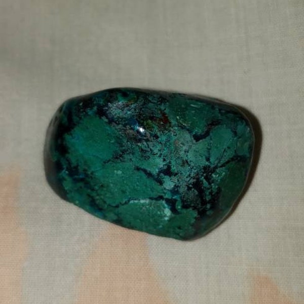 Dioptase Tumbled Crystal - Grade B - Multiple Sizes Available - Tumbled ...