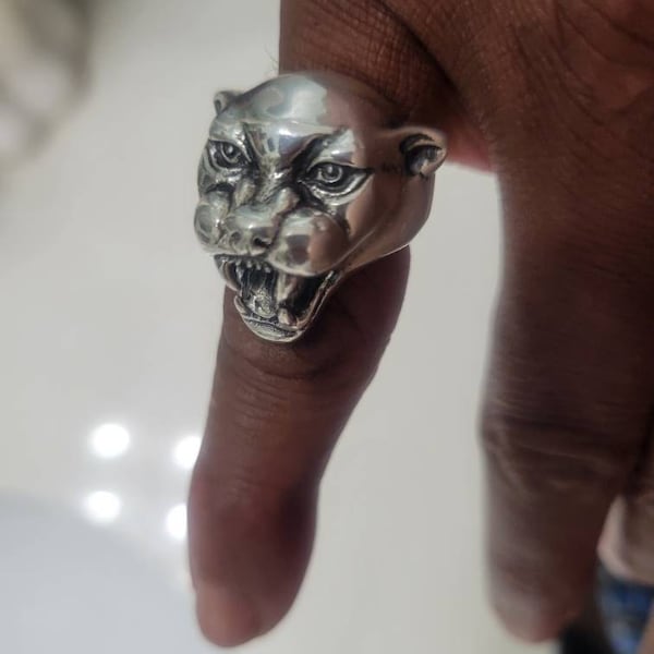 Sterling Silver German Eagle Flag Ring Germany Coat of Arms With Black ...
