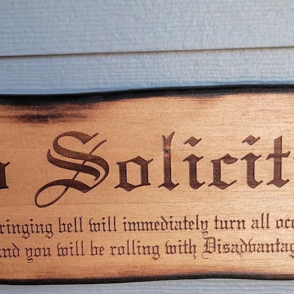 Personalized Rustic Dnd Wood Sign - Dungeons and Dragons - Roll for ...