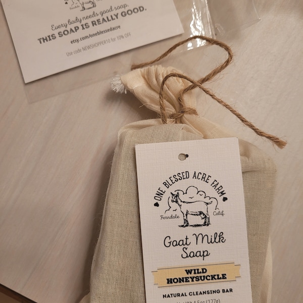 Honeysuckle Goat Milk Soap Bar Honeysuckle Soap Bar Goat Milk Body Soap ...
