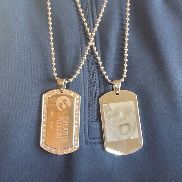 10 Ten Commandments Abbreviated Stamped Dog Tag Necklace - Etsy