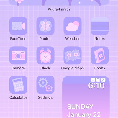 Cherry Blossom App Icons, Cute App Icon Pack, Sakura App Icons Widgets ...