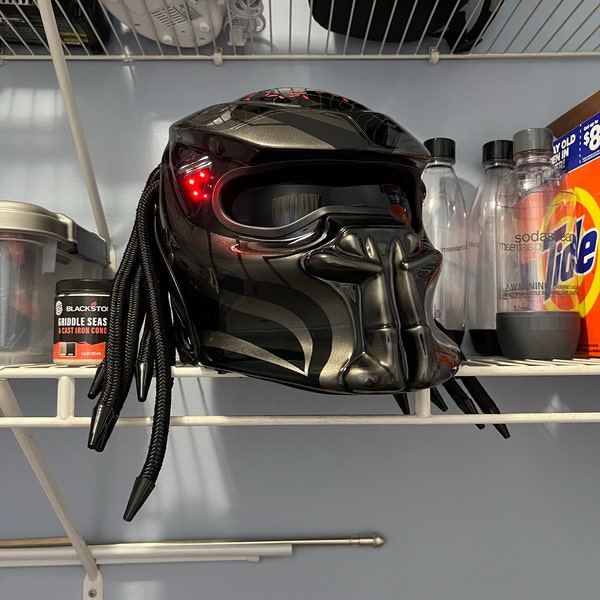 New Arrival Skull Motorcycle Helmet Green Crack Classic Style (dot Ece ...