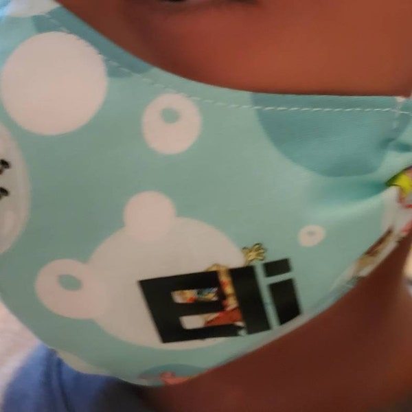 Kids Face Mask, Gift for Kids, 5 Stars Mask - Etsy