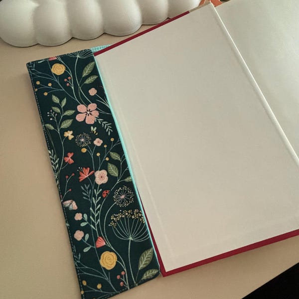Adjustable Book Cover, Book Sleeve, Padded Book Cover, Bookish, Book ...