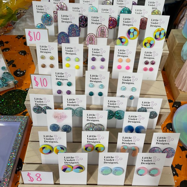 Card Display in Ply Wood - Easy Assemble Postcard Stand for Market and ...